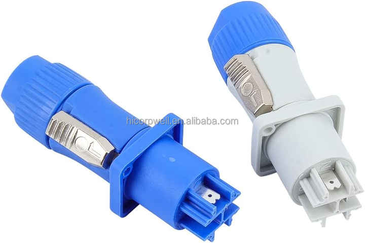 Conector Powercon link cable Conector powercon splitter Dmx Speakers ...