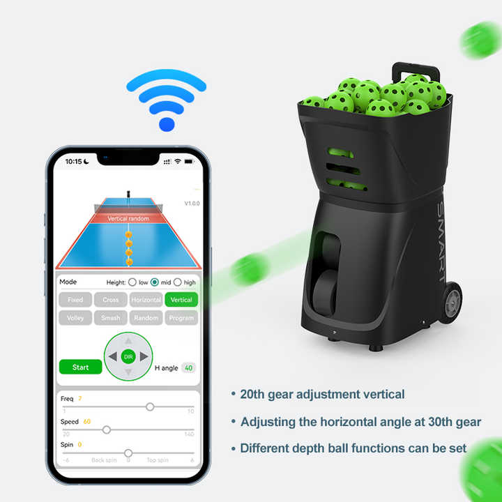 Portable Pickleball Serving Machine with App & OEM Options