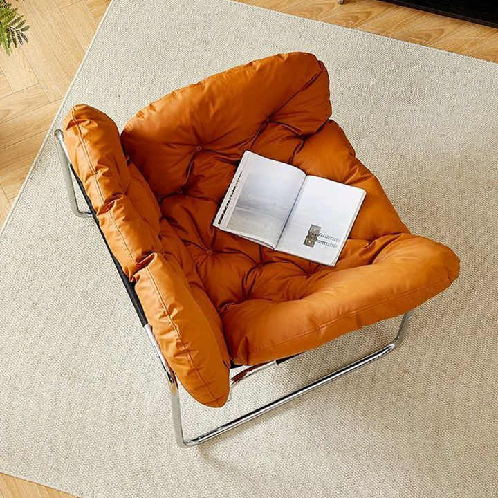 Comfortable and Fashionable Minimalist Living Room Lazy Sofa Chair ...