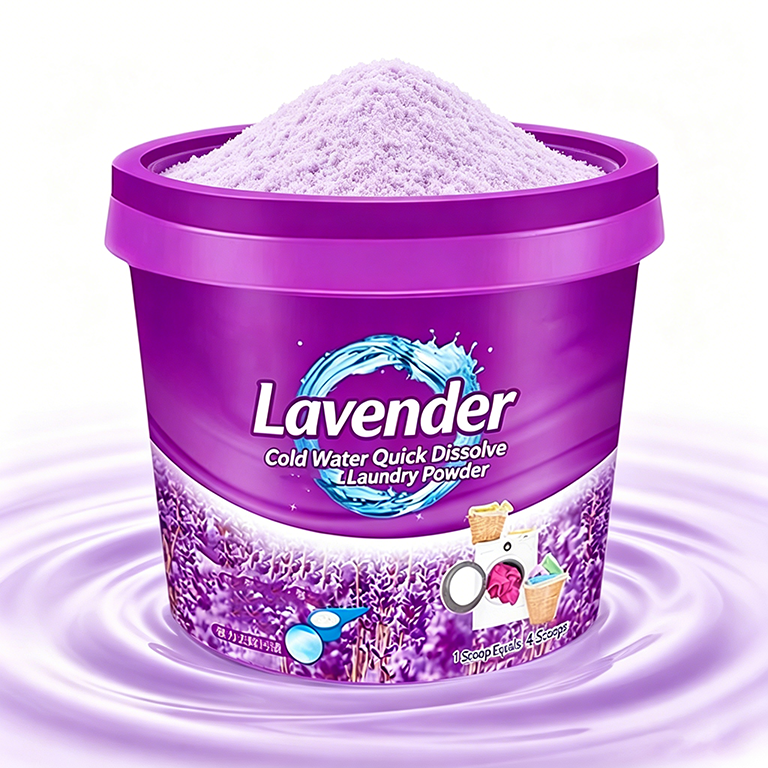 Ansmann 2.5kg Bucket Lavender Laundry Powder Cold Water Quick Dissolve ...