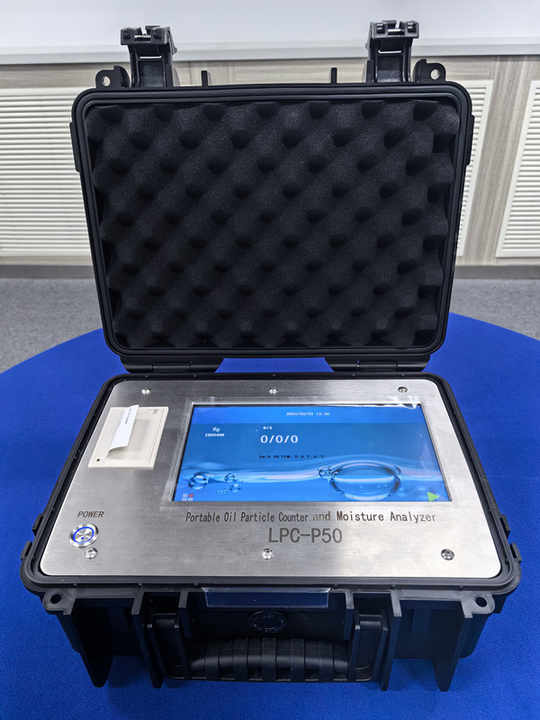 Portable Particle Counter for Lube Oil Gear Oil - BLS LPC-P50