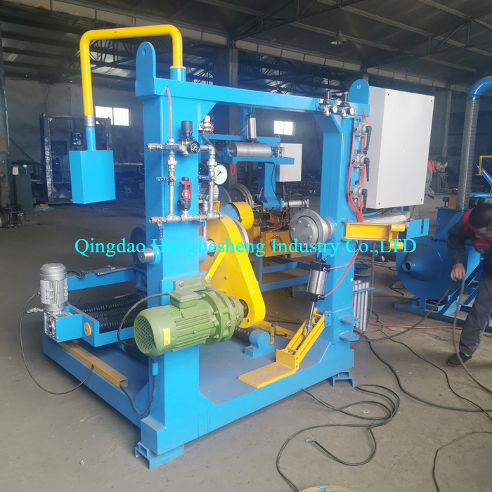 High efficiency industrial ring tread grinding machine / tyre buffing machine for sale