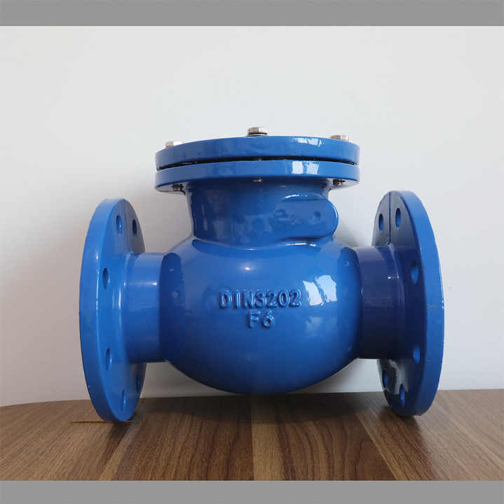 Ductile Iron DN200 PN16 Check Valve Flange Connection Swing Check Valve ...