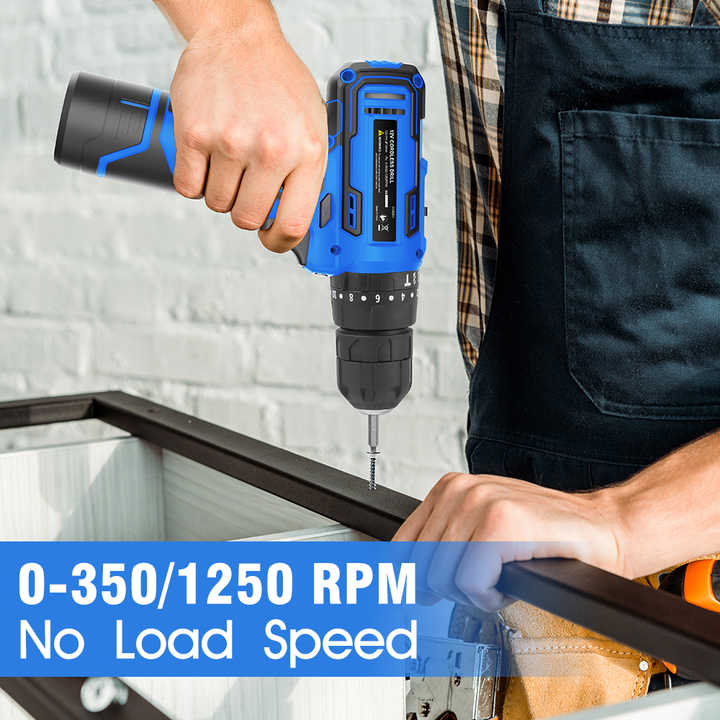 Hehui Mini 12V 10Mm Electric Battery Drill Powerful Heavy Duty Portable ...