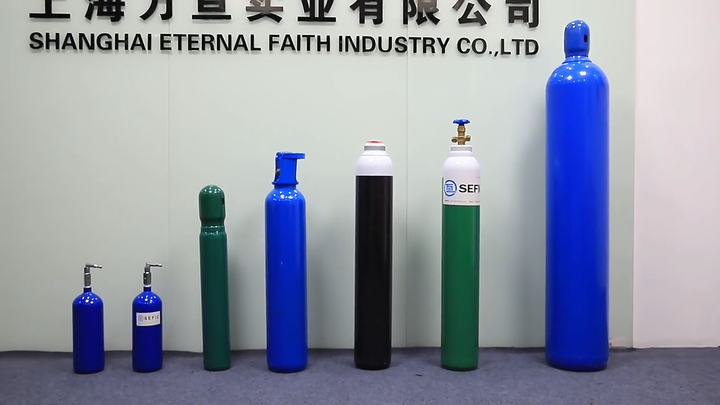 Customized Color Iso9809-3 5L Mini Oxygen Tank 5 Liter Empty Gas Bottle ...