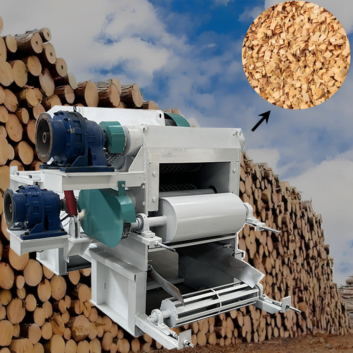 High-Capacity Drum Wood Chipper - for Paper Mill Wood Chip Raw ...
