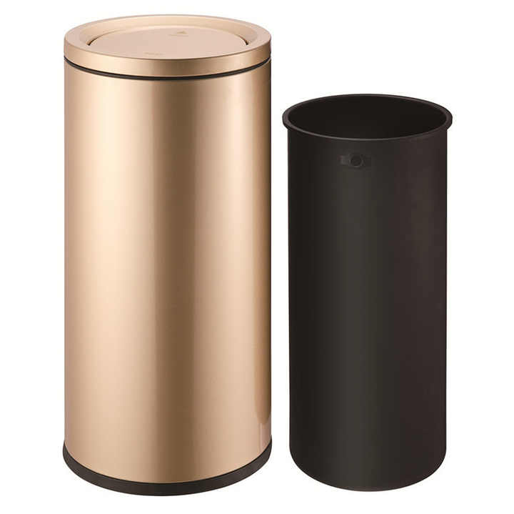 GNF GPX-110E Kitchen Trash Bin - Golden Stainless Steel