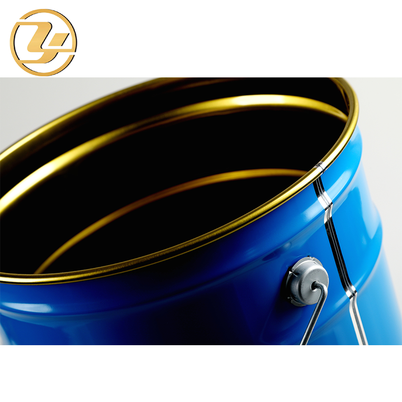 15 Litre Round Metal Barrel for Chemical Industrial Use Petrol Storage ...