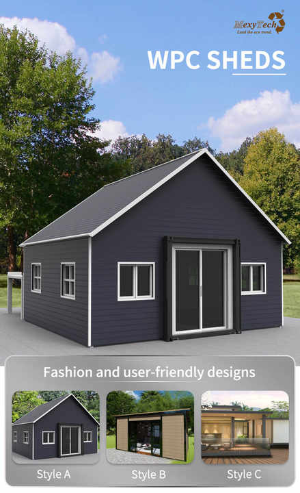 Fast Install Modular Ready WPC Tiny House Design Prefab Houses
