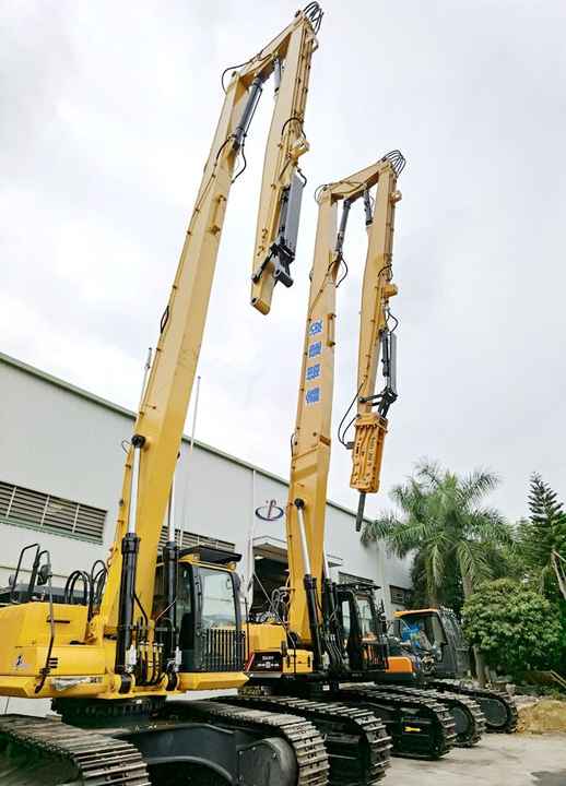 The High Reach Demolition Boom & Arm for Excavator /bulldozer ...