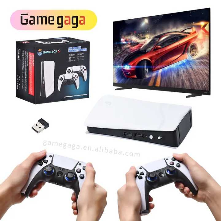 S Game Box 5 Gaming Console 4K HD Video 64GB/128GB 30000/40000 Games P5 ...
