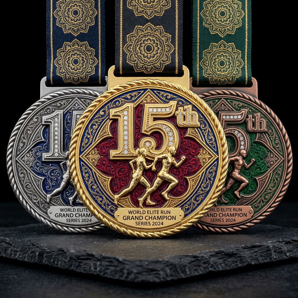 Design Your Own Custom Gold-Plated Zinc Alloy 3D Soft Enamel Sports ...