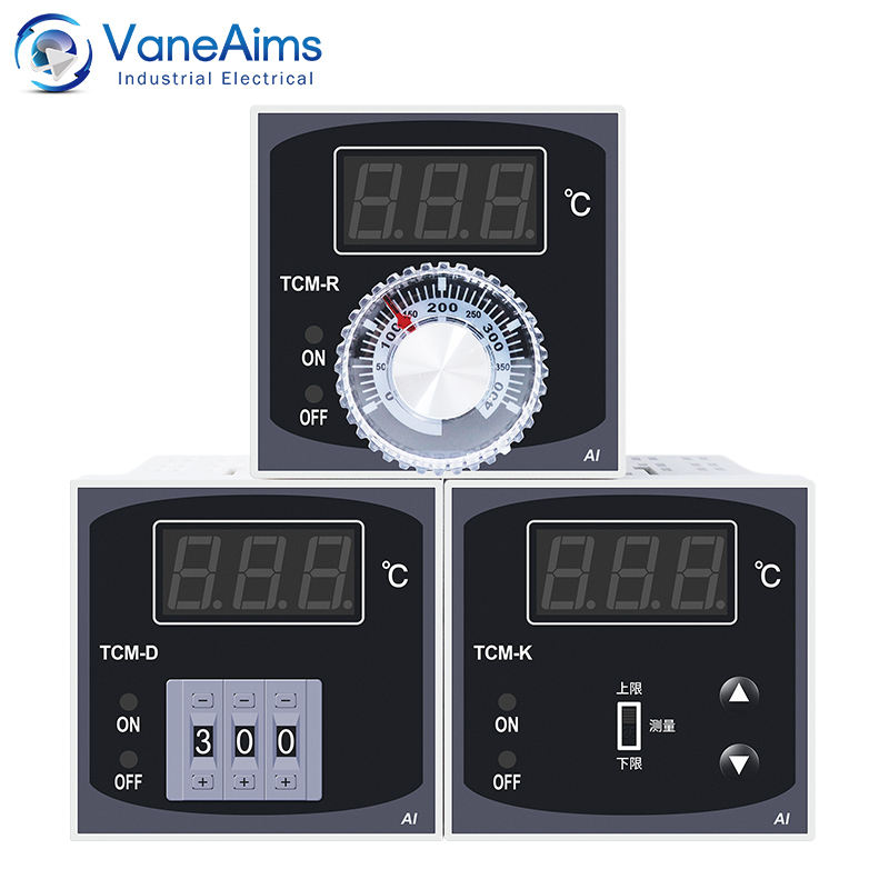 220V TCM-R PID Temperature Control Switches TCL-R TCM-D TCM-K Models ...