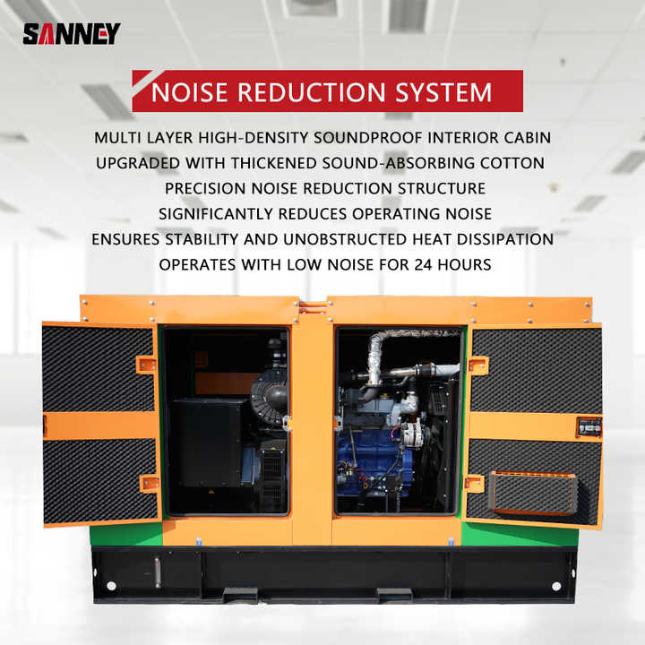 Silent 100KW 125KVA Diesel Generator with ATS 220V/230V Rated Voltage ...