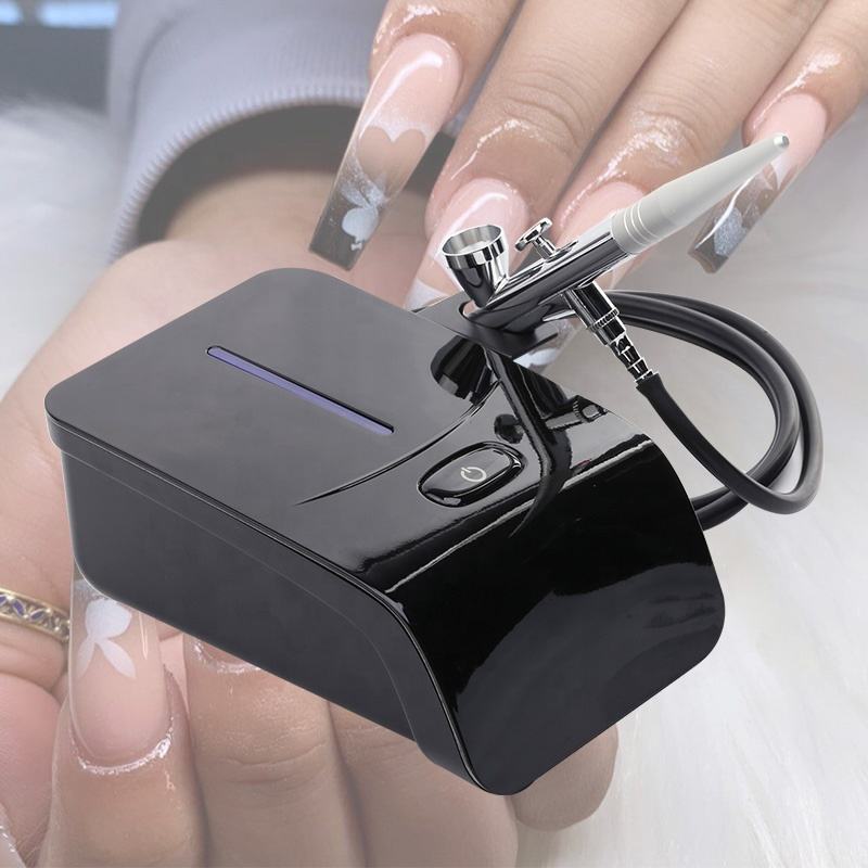 Electric Rechargeable Airbrush Spray Gun with Adjustable Nozzle and ...