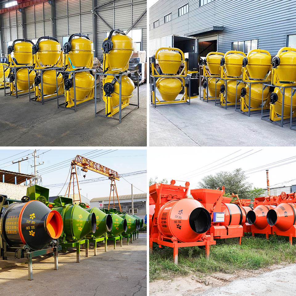MHF High Efficiency Small Concrete Mixer Machines 350L Concrete Mixing ...