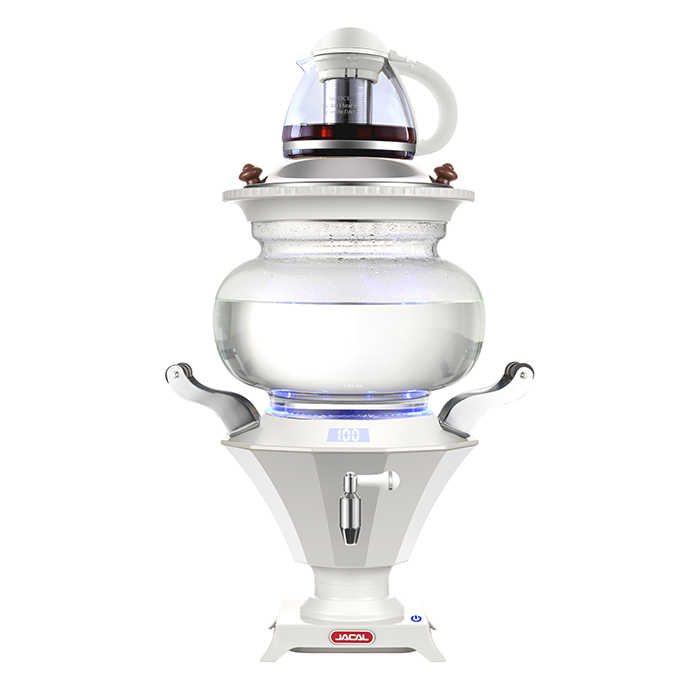 6.0L digital adjustable Glass samovar with LED indicator light| Alibaba.com