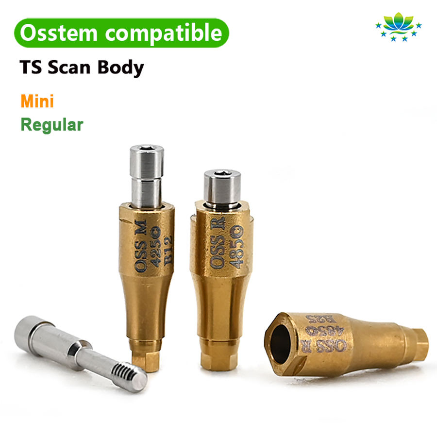 Osstem Compatible Titanium Scanbody for Dental Implant CAD/CAM Digital ...