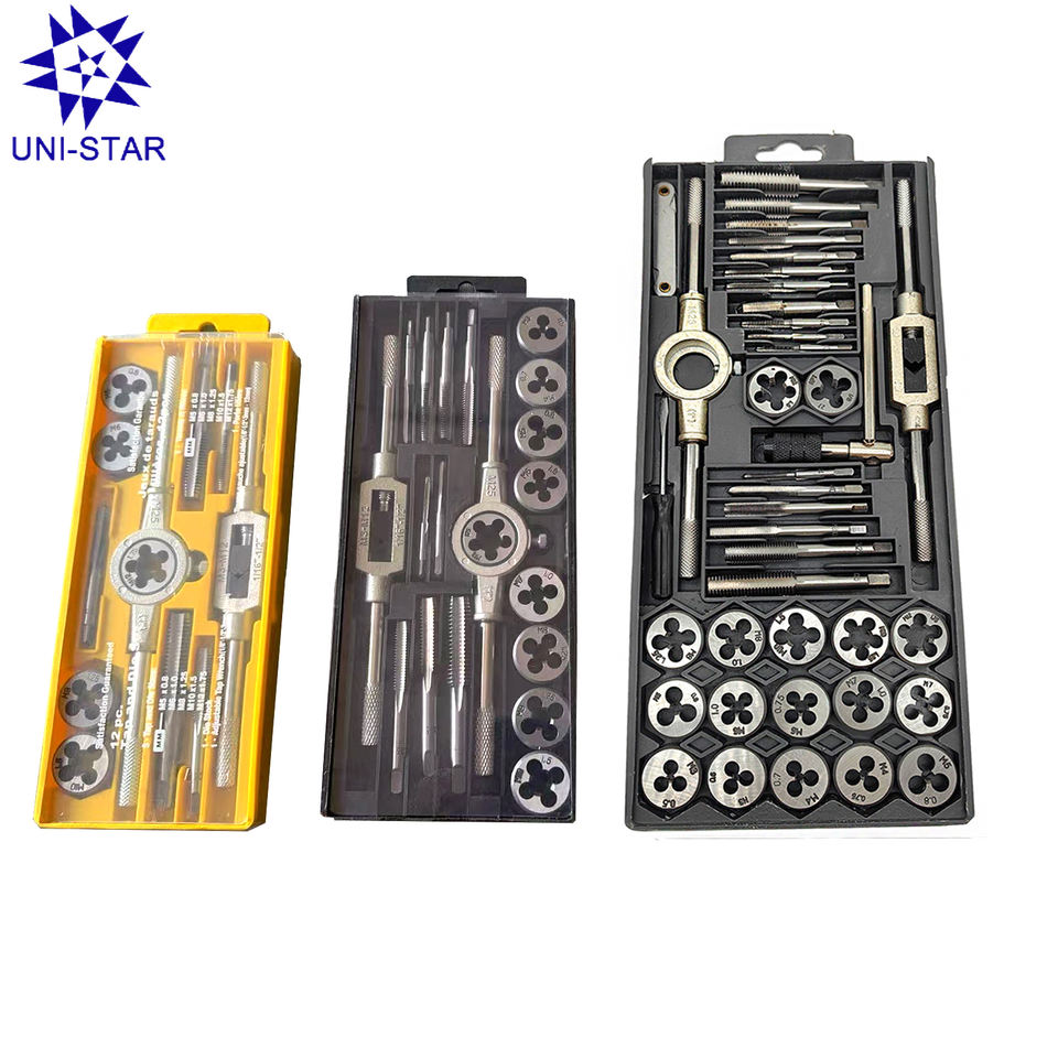 40pcs Metric Tap and Die Set Threading Tapping Tool Kit High Quality Alloy Steel Taps and Dies ...