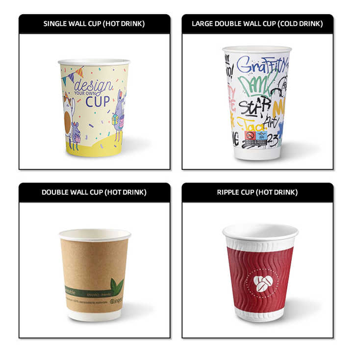 High Quality Tea and Coffee Paper Cups - Durable & Eco-friendly