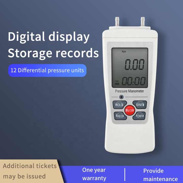 High Accuracy Digital Manometer - Precision Pressure Gauges