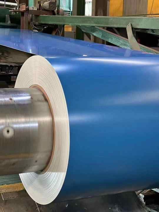 Color Coated Ppgi Steel Coil Blue Surface Steel Coil PPGI and PPGL 0 ...