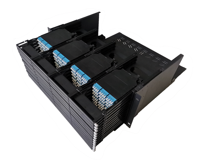 Indoor Ftth Distribution Frame 576 Core Fiber Optical Odf Open Rack ...