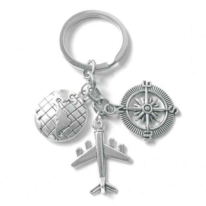 Adventure Earth Travel KeychainGraduation Travel Gifts Pendant No ...