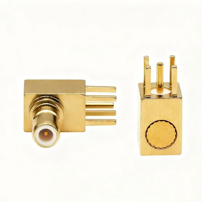 All-copper Gold-plated Assembled SSMB Male High-frequency Connector ...