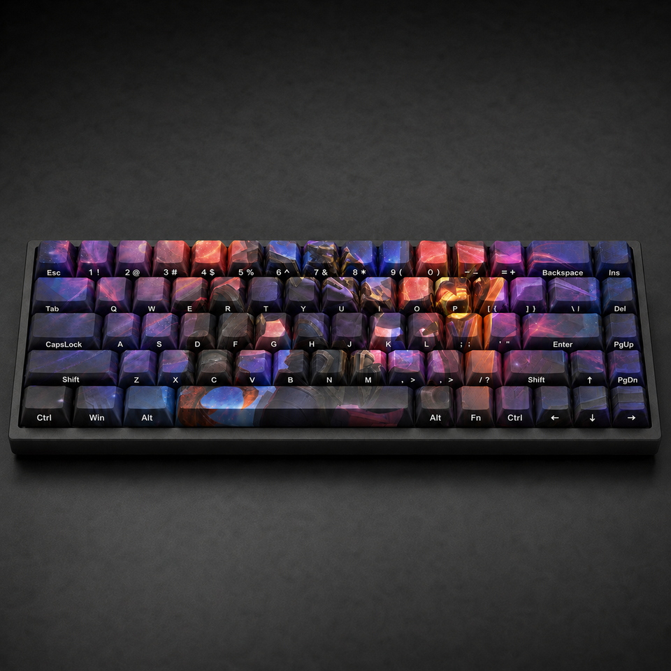 Custom LOL ODYSSEY AATROX 68 Key PBT Dye Sublimation Side Printed ...