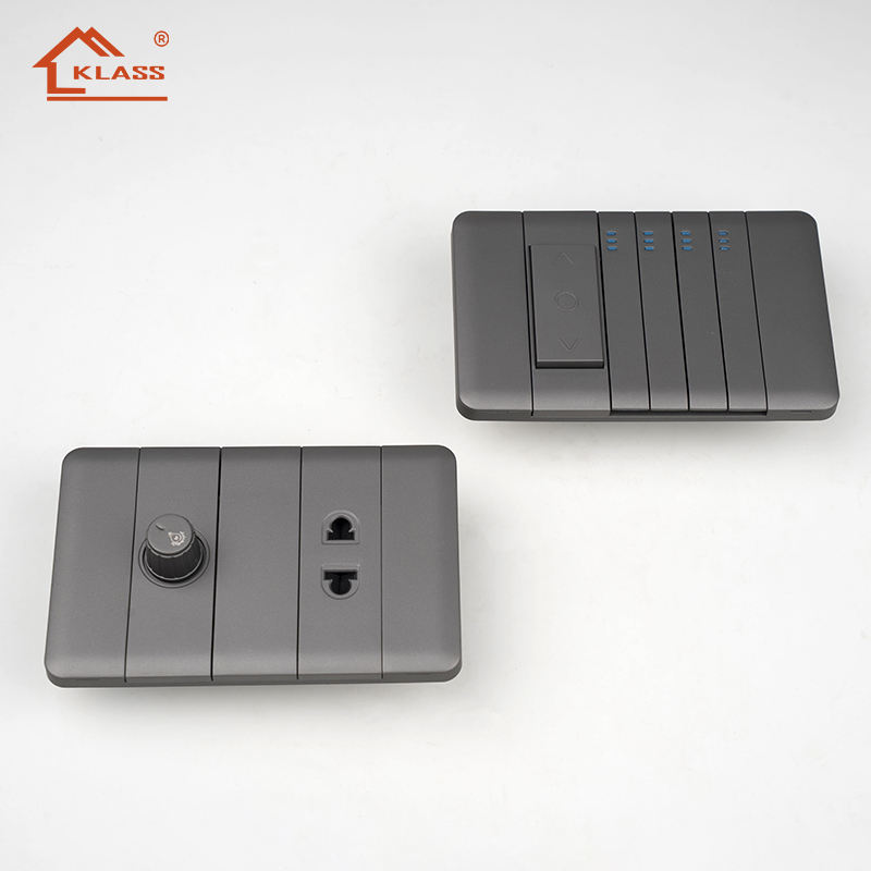 KD10 Skin Touch Texture Wall Switch Modern Ultra Slim Piano Switch and ...