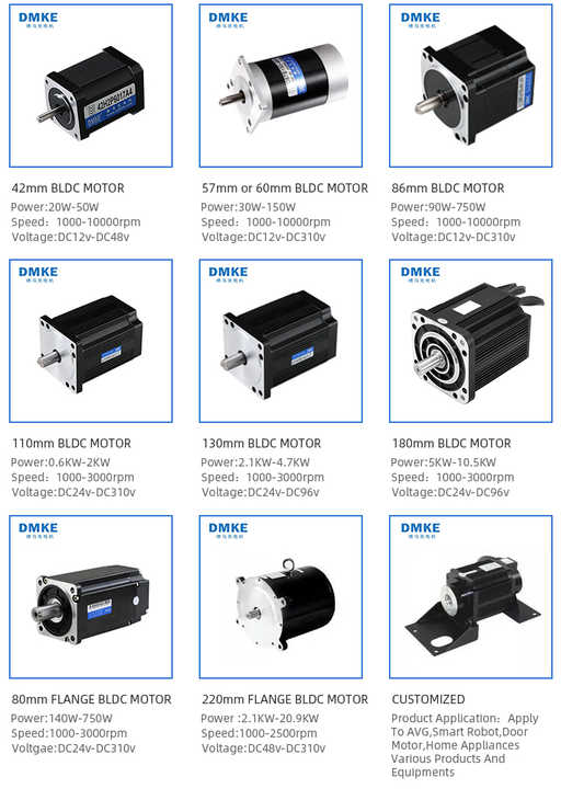 Custom High Torque Gear Brushless DC Motors for Industrial Use