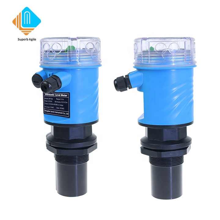Ultrasonic Liquid Water Level Sensor Meter 5m 10m 4-20ma Rs485 ...