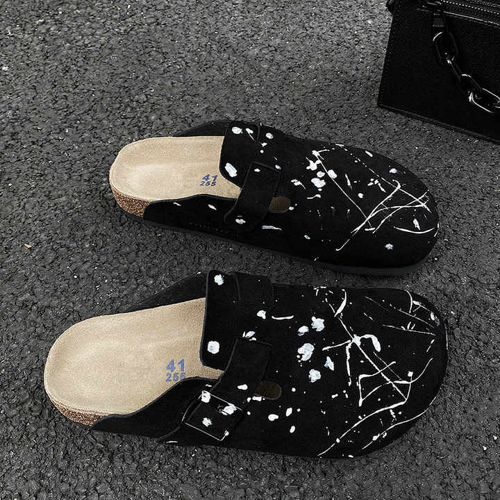 Birkenstocks Custom Tock Clogs for Men Women Summer Outdoor Suede ...