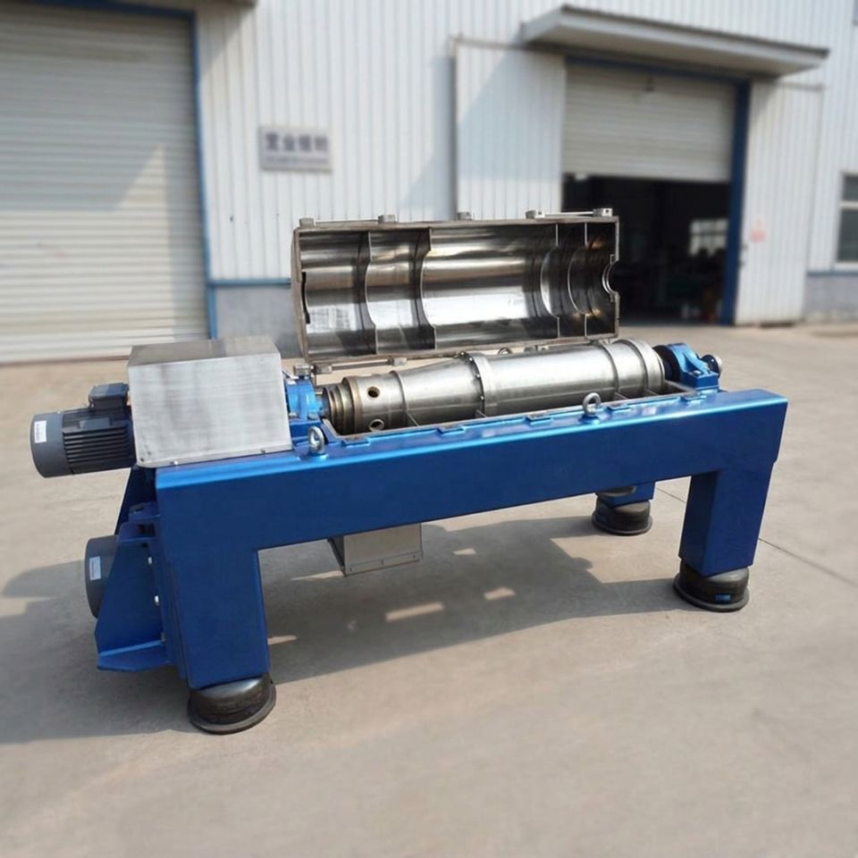 High Precision Control Solid Liquid 3 Phase Centrifugal Separator ...