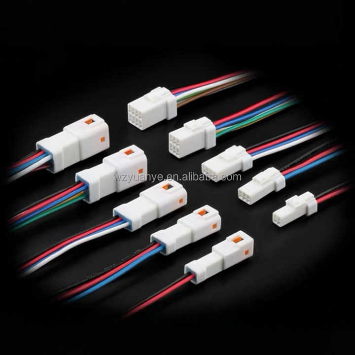 JST 2/3/4/6/8 Pin Waterproof Connector 02R/02T-JWPF-VSLE, Automotive for Wiring Harness and ...