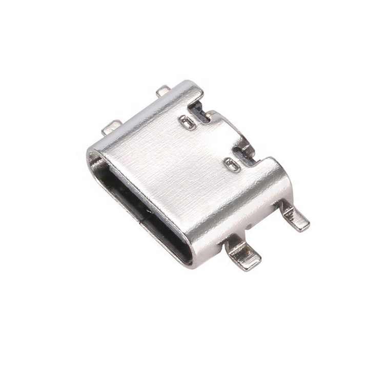 USB Type C 6-Pin Female Socket Connector Fully SMT Horizontal Mount for ...