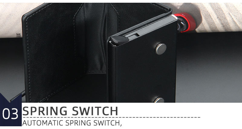 Billetera Hombre RFID con Tarjetero y Monedero con Cierre Antirrobo ...