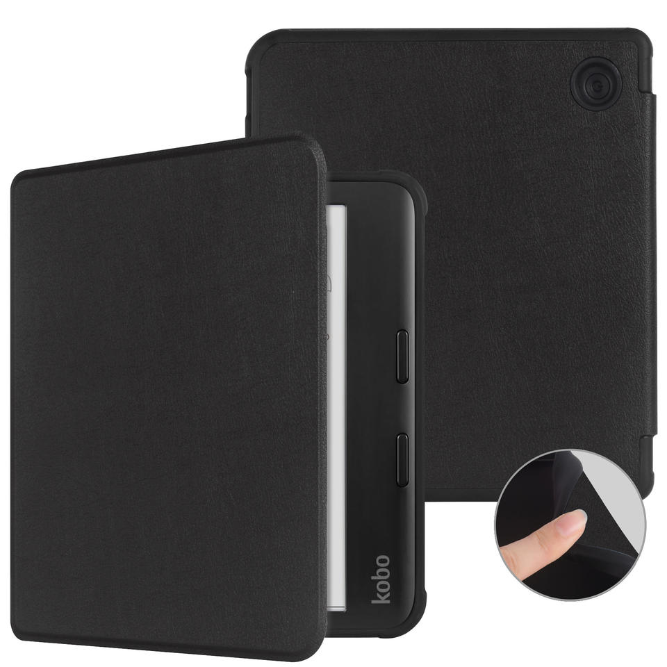 Kobo Libra Color 7-Inch E-Book Protective Leather Case with Sleep Mode ...