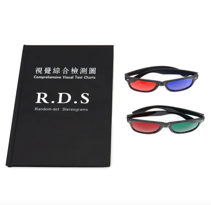 Comprehensive Visual Test Charts Book Random-dot Stereograms Color ...