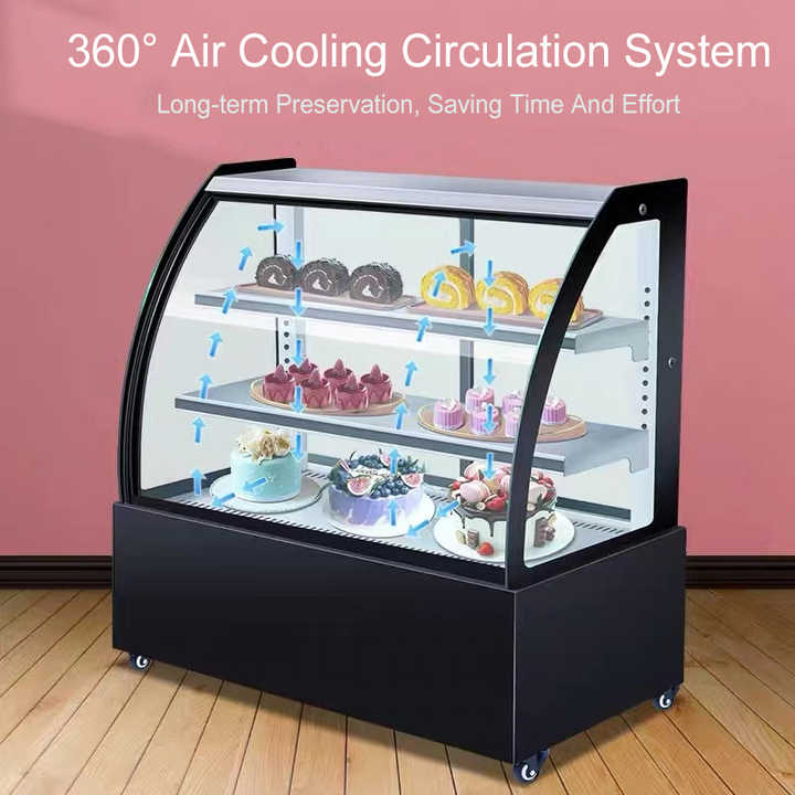 RTK-The Arc Bakery Display Case | Commercial Cake Showcase with Refrigeration| Alibaba.com
