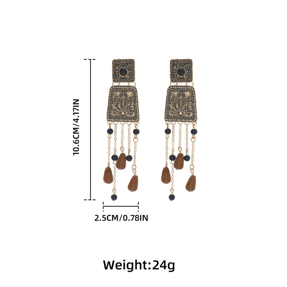 Kaimei 2026 Fashion Jewelry New Vintage Flower Women Long Vintage ...