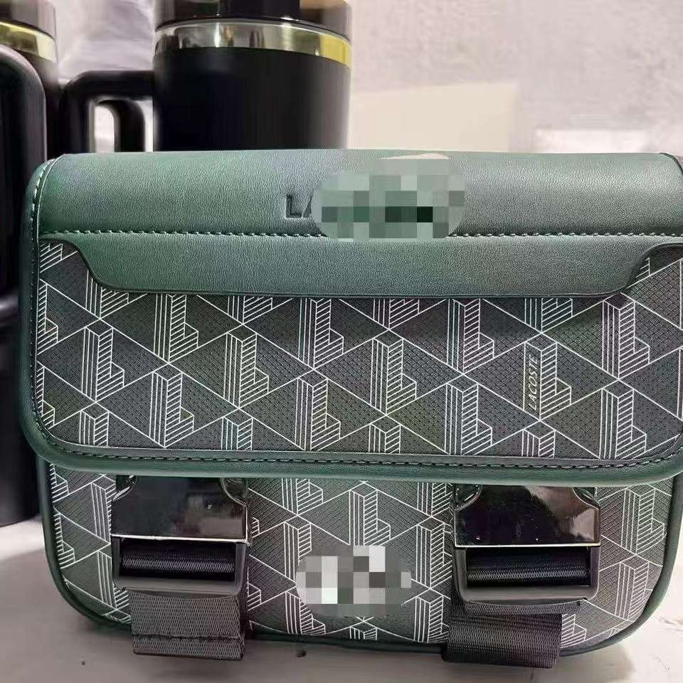 Classic Luxury Style Design Men's Messenger Bags PU Leather Embroidery ...