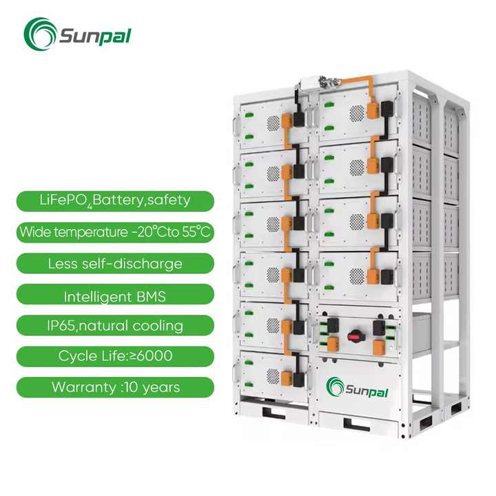 Sunpal Stackable Batteries - 358.4V 280ah Lifepo4