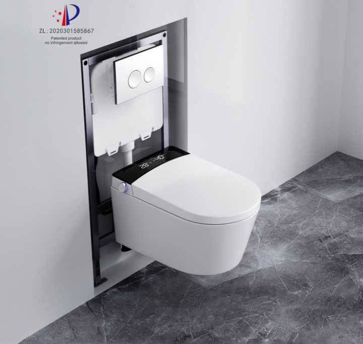 Smart Toilet with Remote Control - Elongated & Wall Mounted