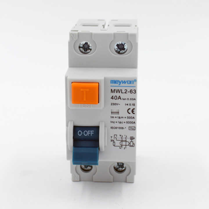 25A 40A 63A Electromagnetic Type RCBO - Reliable Circuit Protection