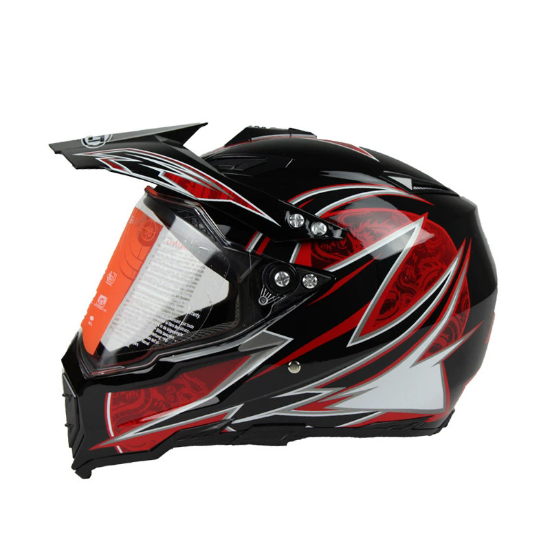 DOT Certified Full Face ATV Racing Motorcycle Helmets New ABS Casco ...
