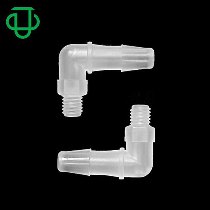 Plastic Threaded Elbow Connector M5 Metric Male Thread