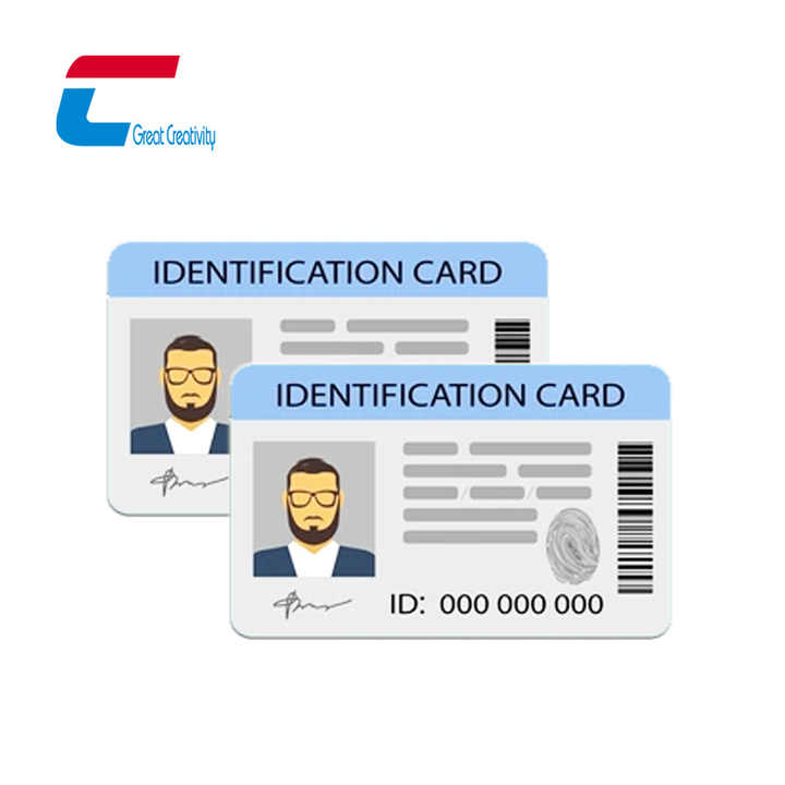 Custom Photo National Id Card Blank Student Photo Identification Cards ...