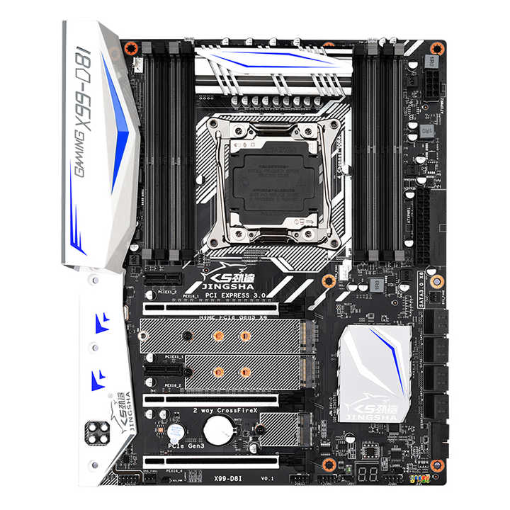 Jingsha X99-D8I Motherboard - Intel Xeon E5 Support
